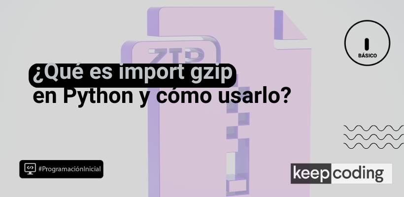 Import gzip: aprende a usar archivos comprimidos en Python