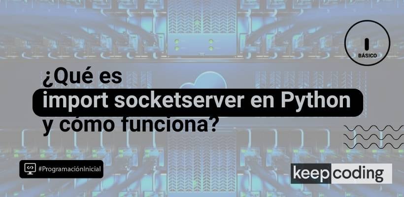 Import socketserver en Python: qué es y su funcionamiento