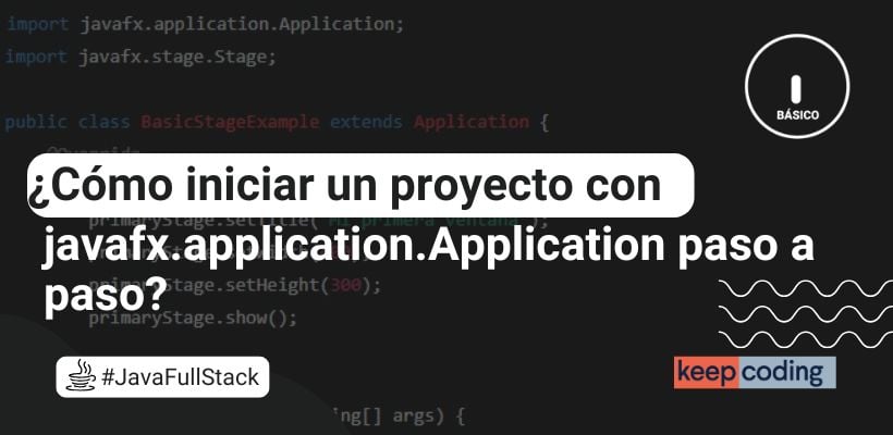 Javafx.application.Application: Cómo iniciar un proyecto Javafx.application.Application: Cómo iniciar un proyecto