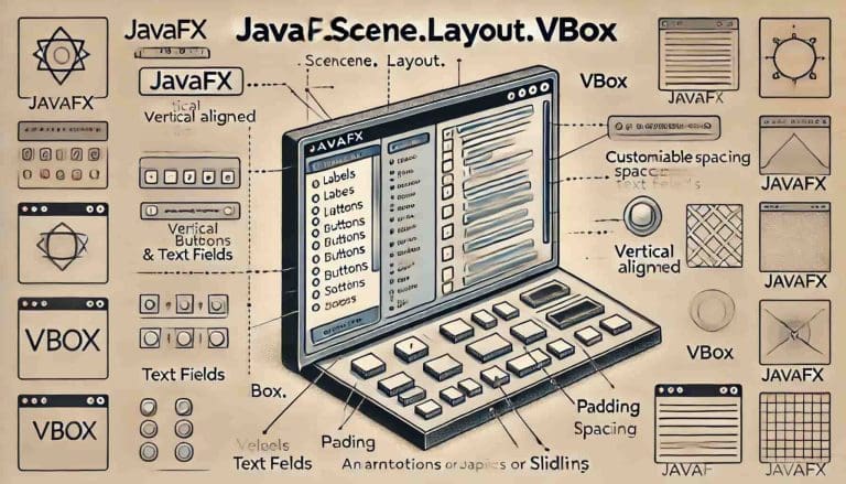 Javafx.scene.layout.VBox: Crea diseños verticales en JavaFX