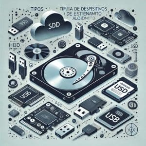 Tipos de dispositivos de almacenamiento: Conócelos todos