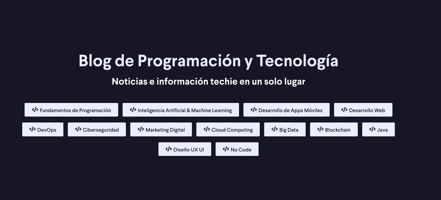 Blog de Programación y Tecnología | KeepCoding Bootcamps