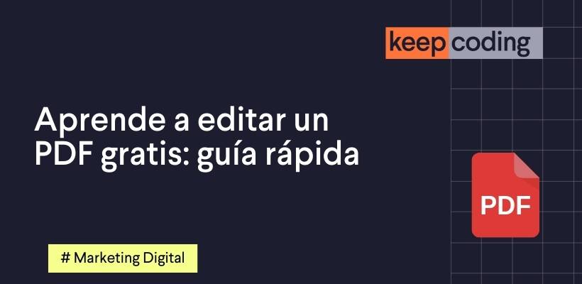 Editar un PDF gratis sin programas: 5 webs que puedes usar