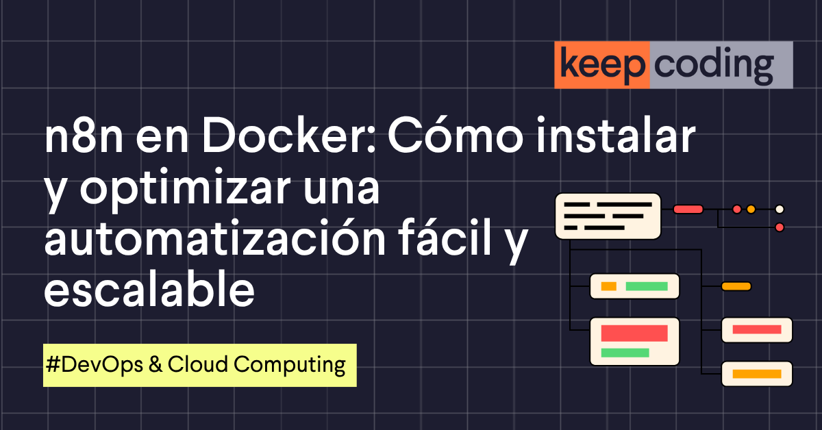 n8n en Docker: Guía profesional de uso (2025) | KeepCoding