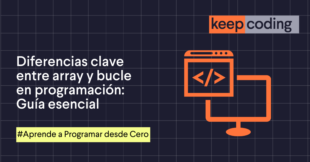 clave entre array y bucle en programación 2025