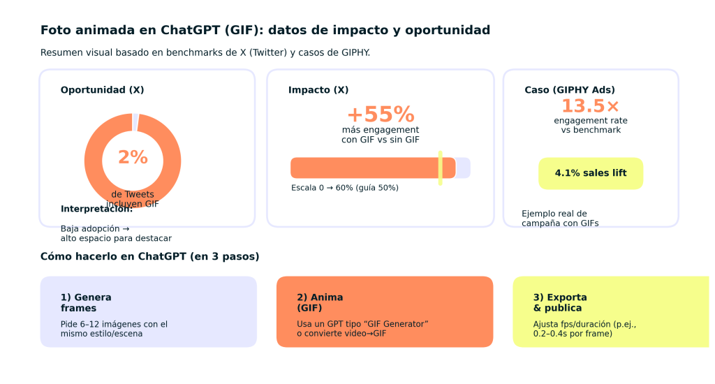 Cómo hacer una foto animada en ChatGPT 2026: guía rápida